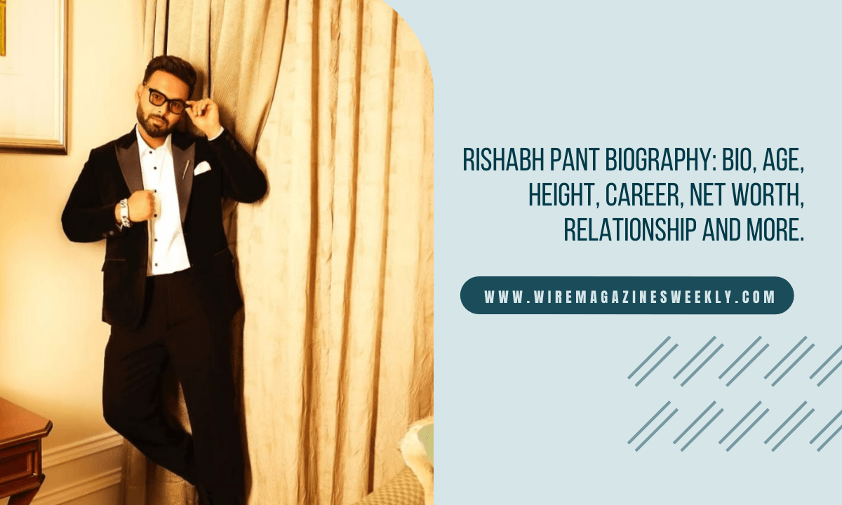 Rishabh Pant: Bio, Age, Height, Career, Family, Net Worth, Relationship And More. – Wire ...